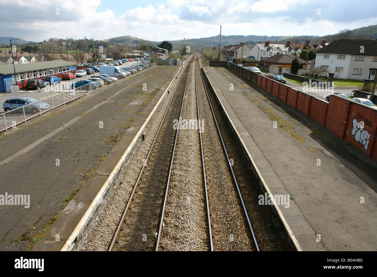 Caerphilly railway station hi-res stock photography and images - Alamy