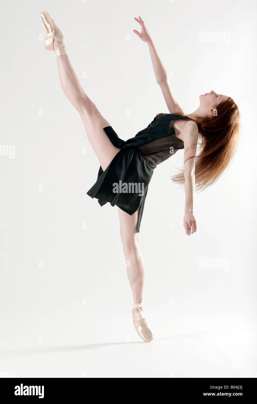 Young Beautiful Professional Ballerina Stock Photo - Alamy