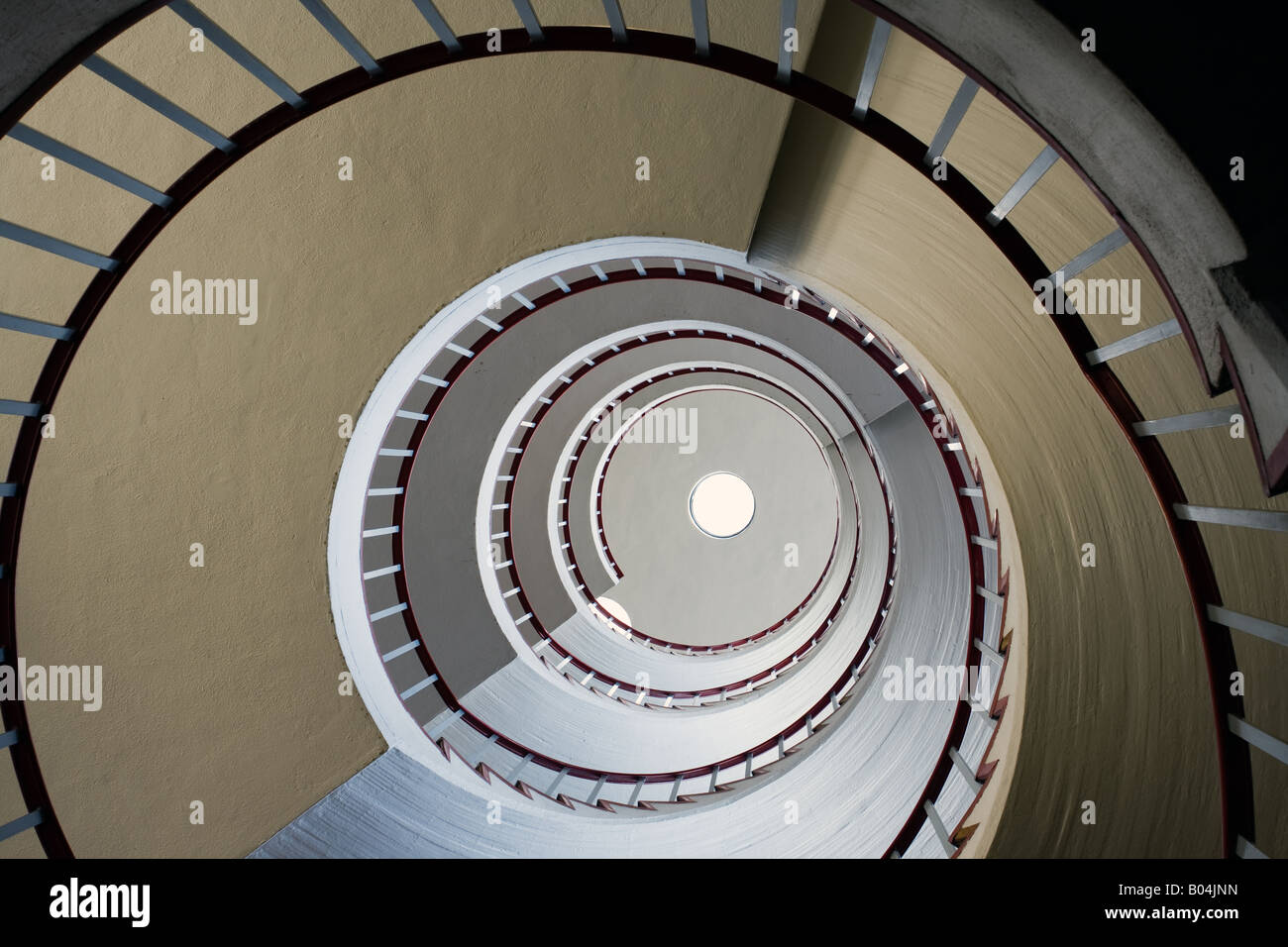 Staircase looking up interior hi-res stock photography and images - Alamy