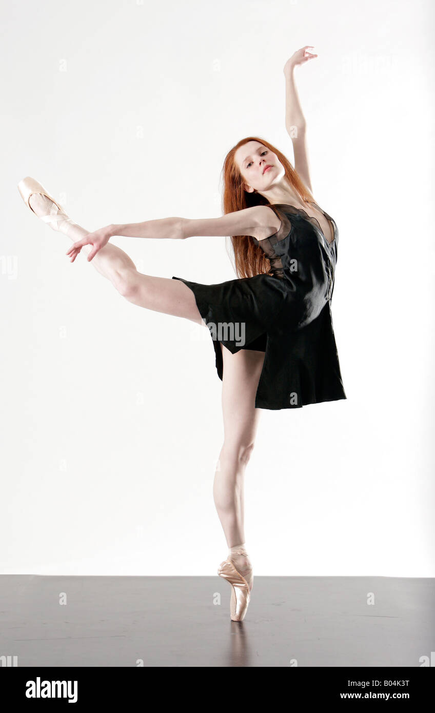 Young Beautiful Professional Ballerina Stock Photo - Alamy