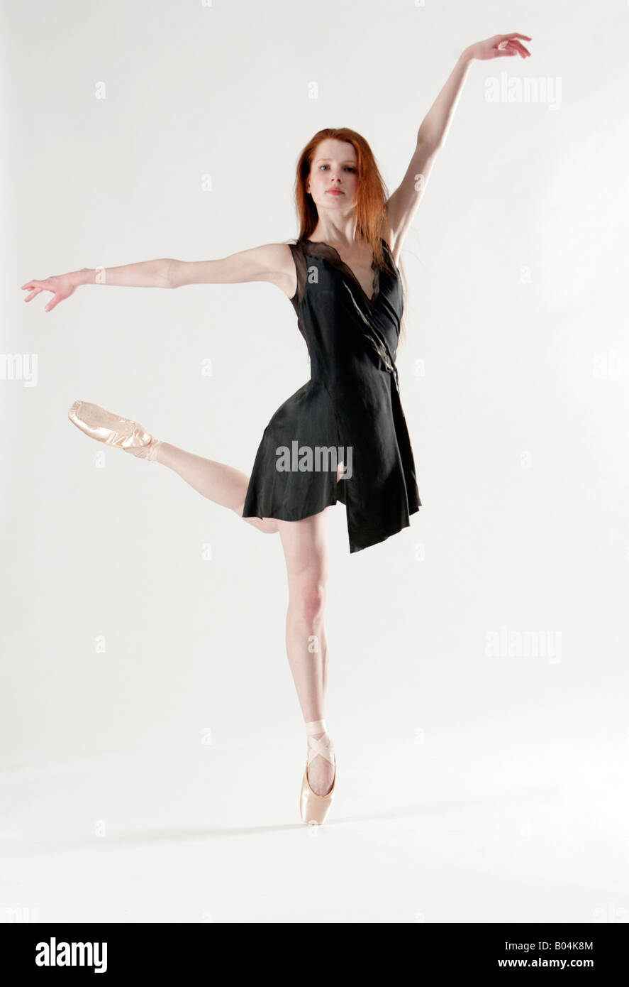 Young Beautiful Professional Ballerina Stock Photo - Alamy