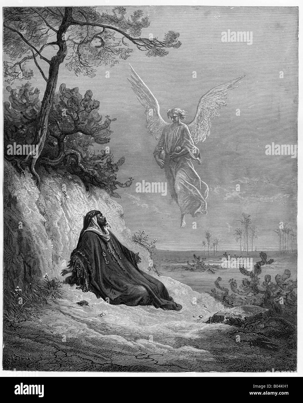 Elijah Fed By An Angel