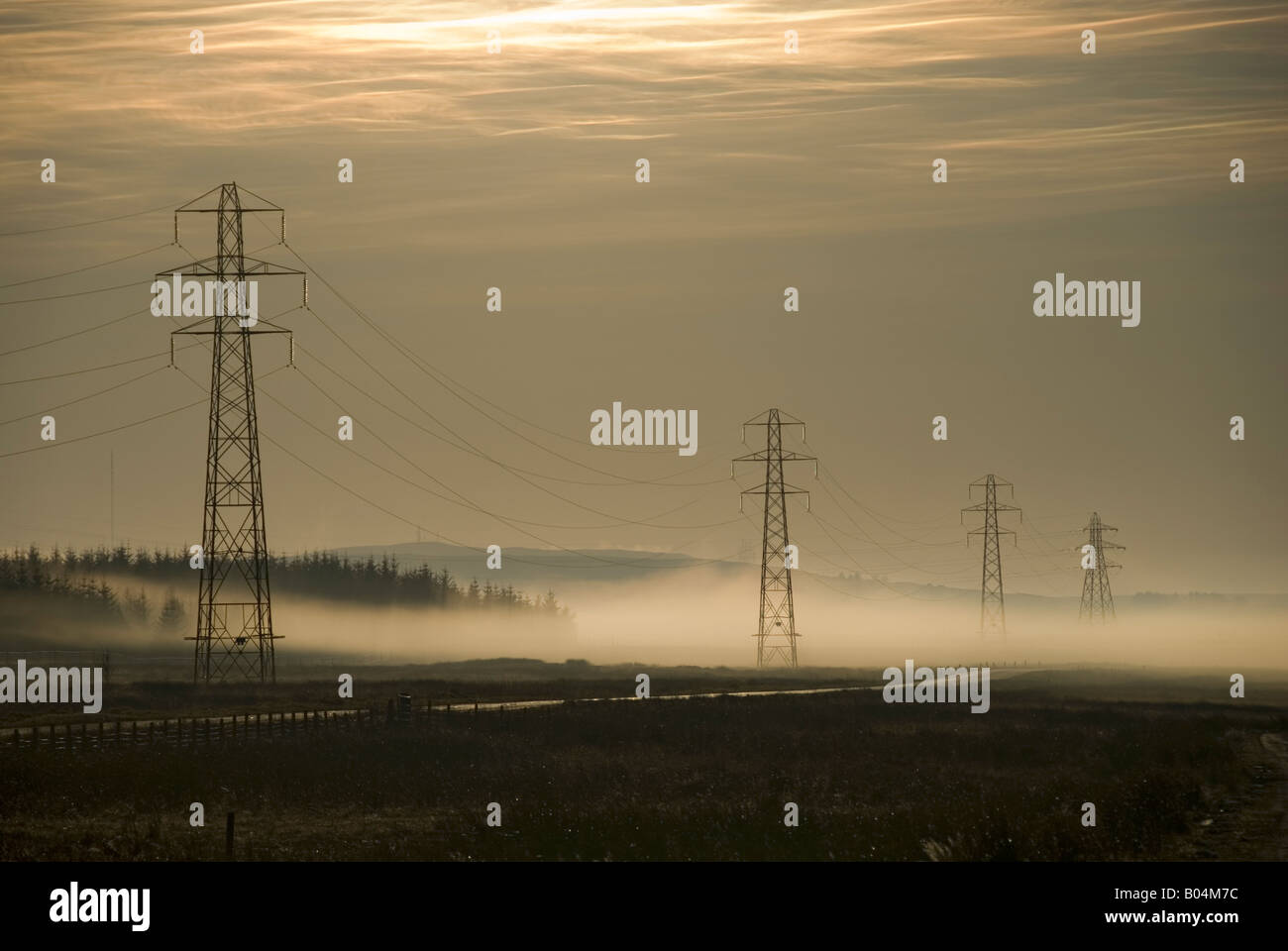 Electricity pylons scotland uk hi-res stock photography and images - Alamy