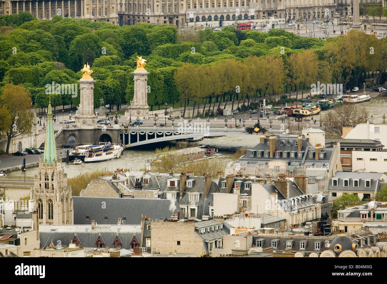 Eiffel tower landscape hi-res stock photography and images - Alamy