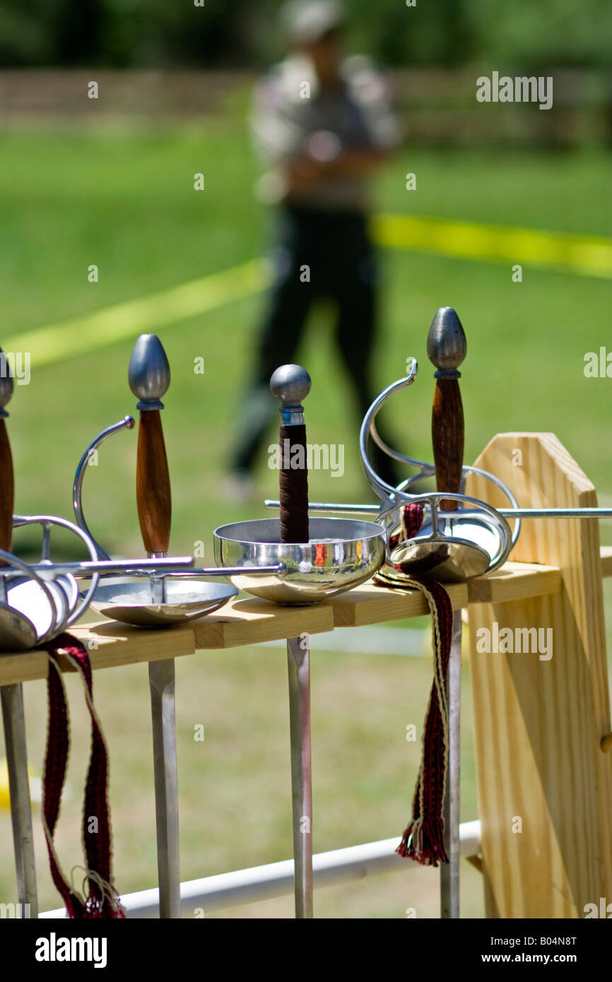 History of fencing hi-res stock photography and images - Alamy