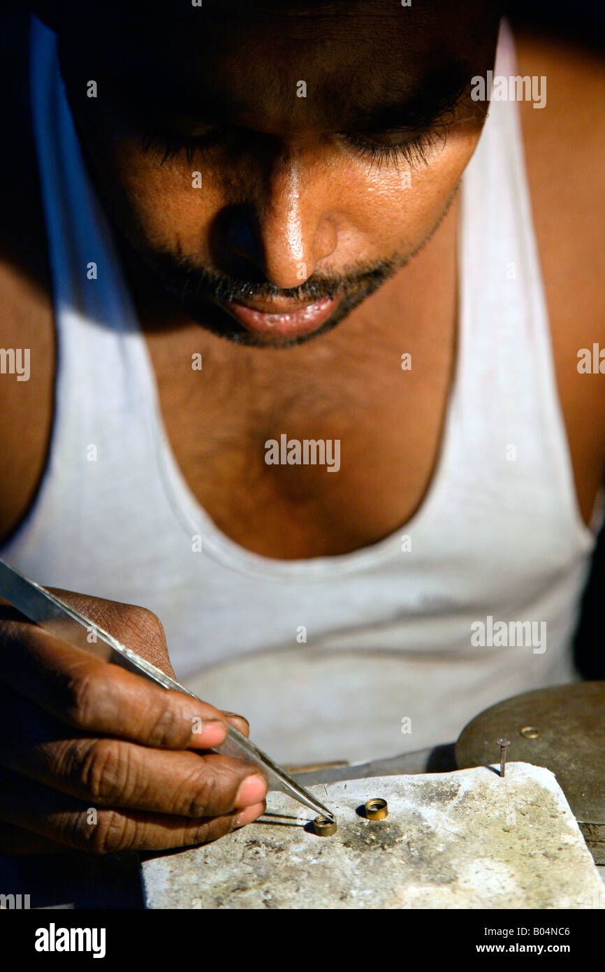 Indian goldsmith hi-res stock photography and images - Alamy