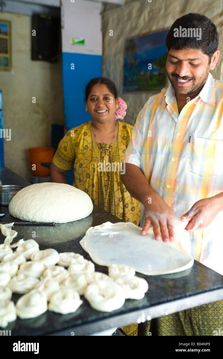 Making parathas hi-res stock photography and images - Alamy