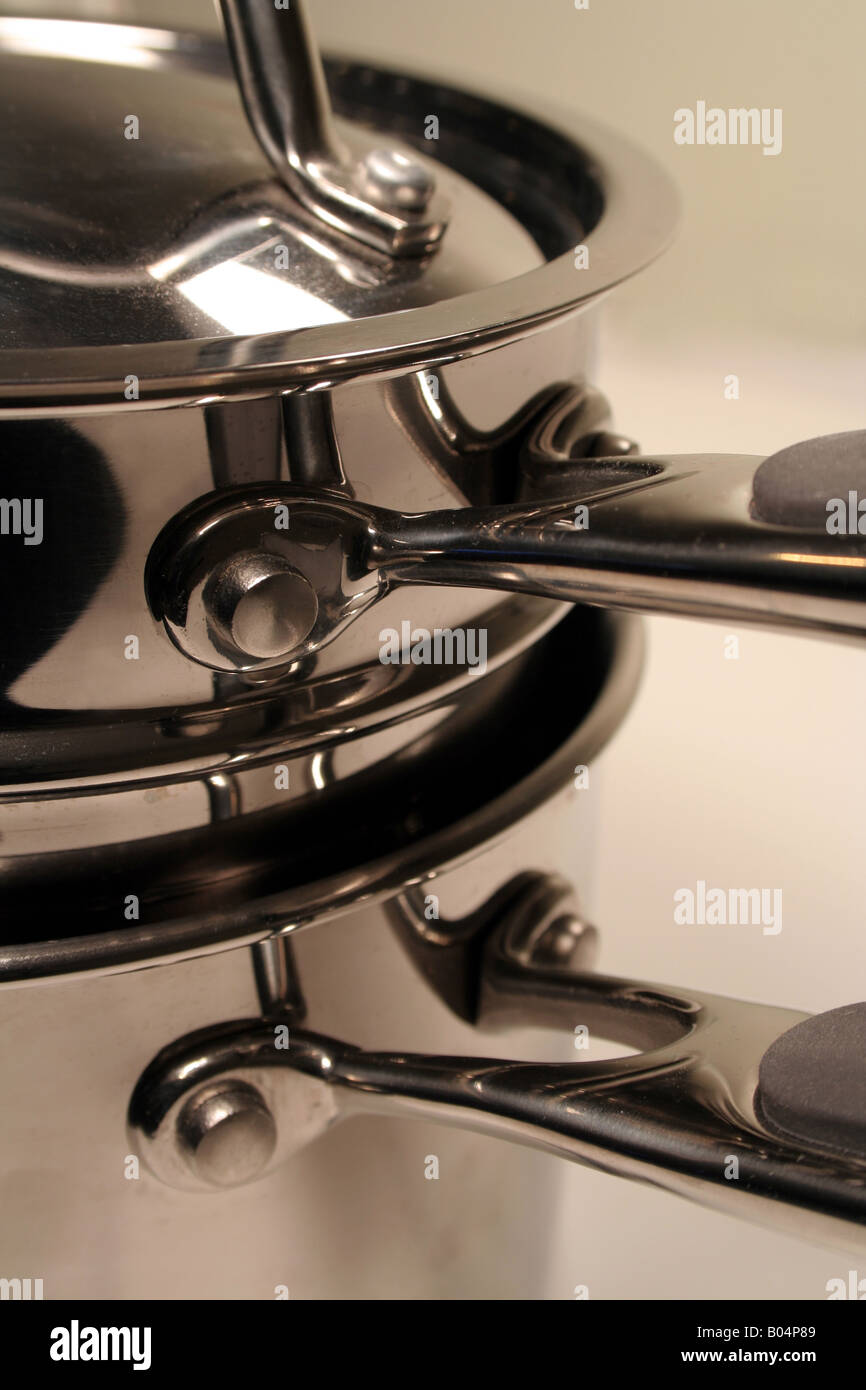 Stainless Steel Stack Stock Photo - Alamy