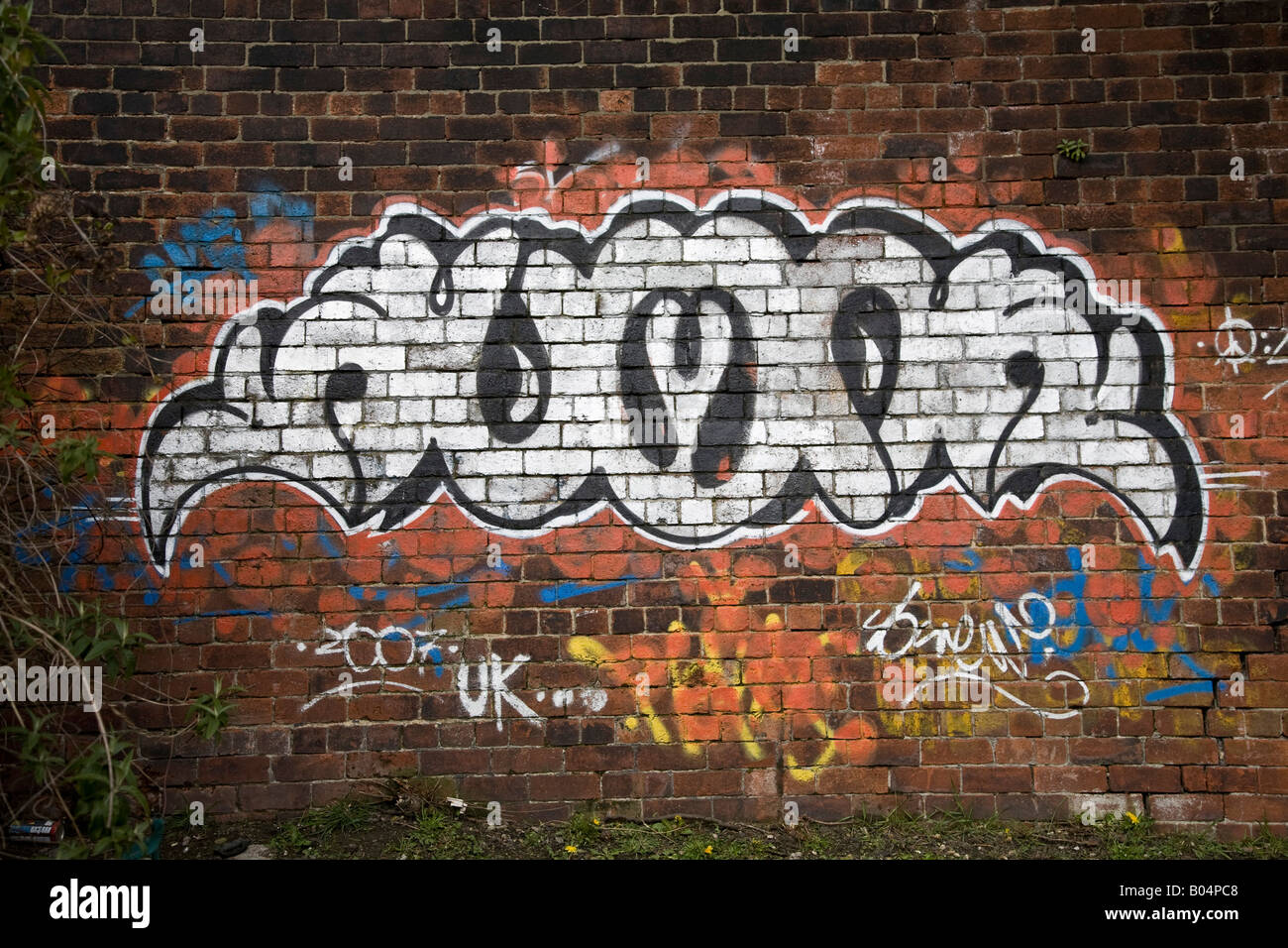 Graffiti on a wall in Leeds Stock Photo - Alamy