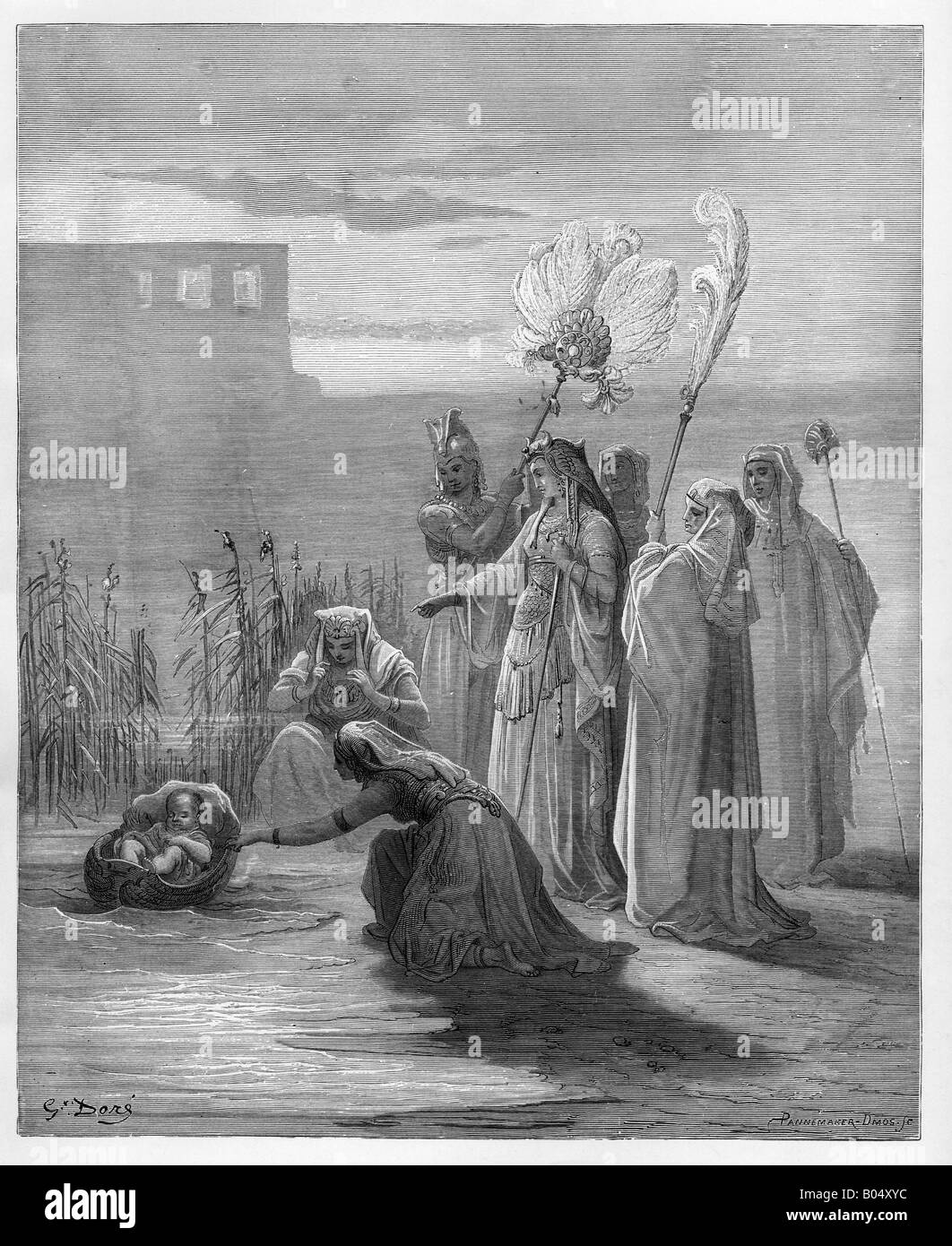 The Finding of Moses Stock Photo - Alamy