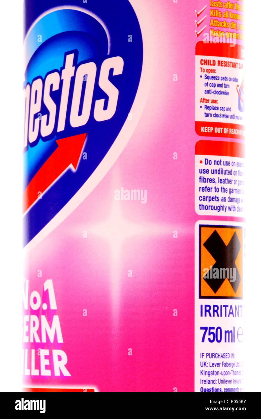 Bottle of Bleach Stock Photo - Alamy