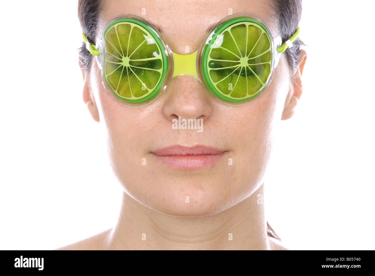Woman with cooling eye mask hi-res stock photography and images - Alamy