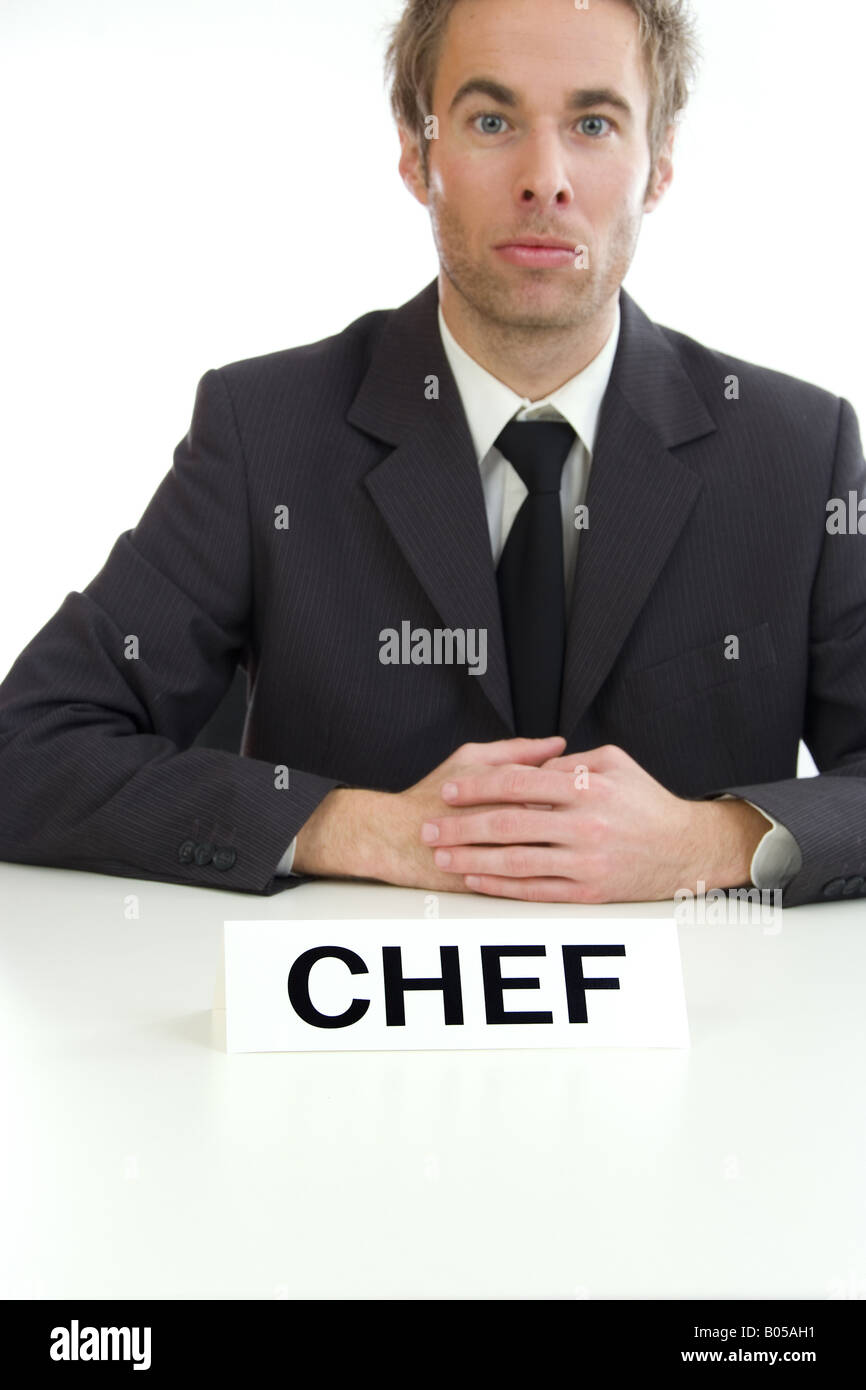 chief at desktop Stock Photo - Alamy