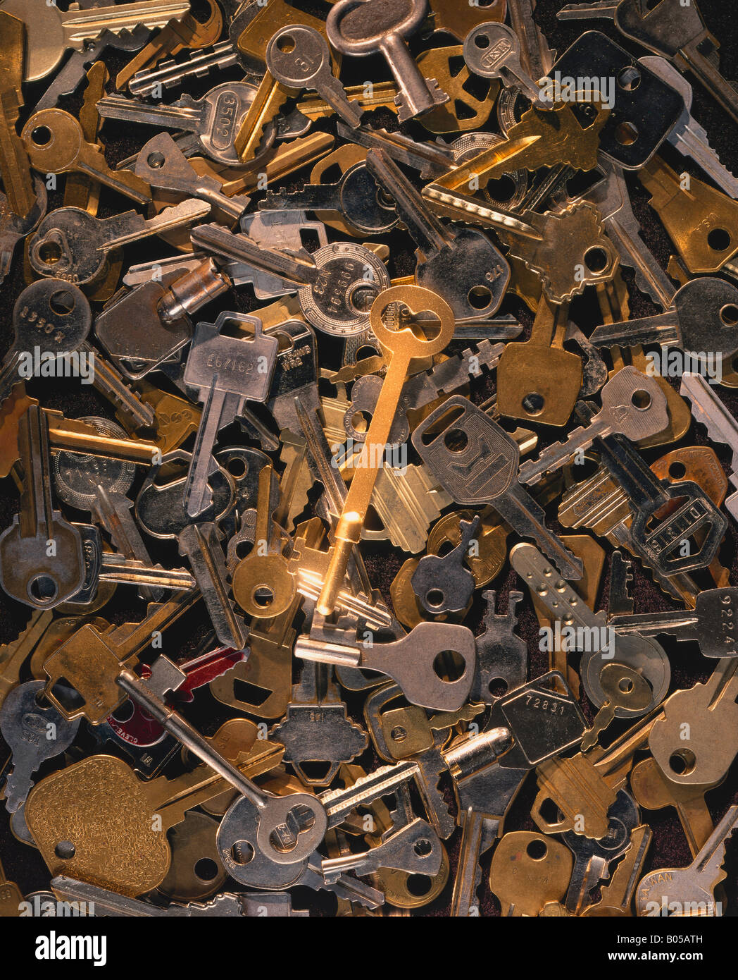 Pile of Keys Stock Photo - Alamy