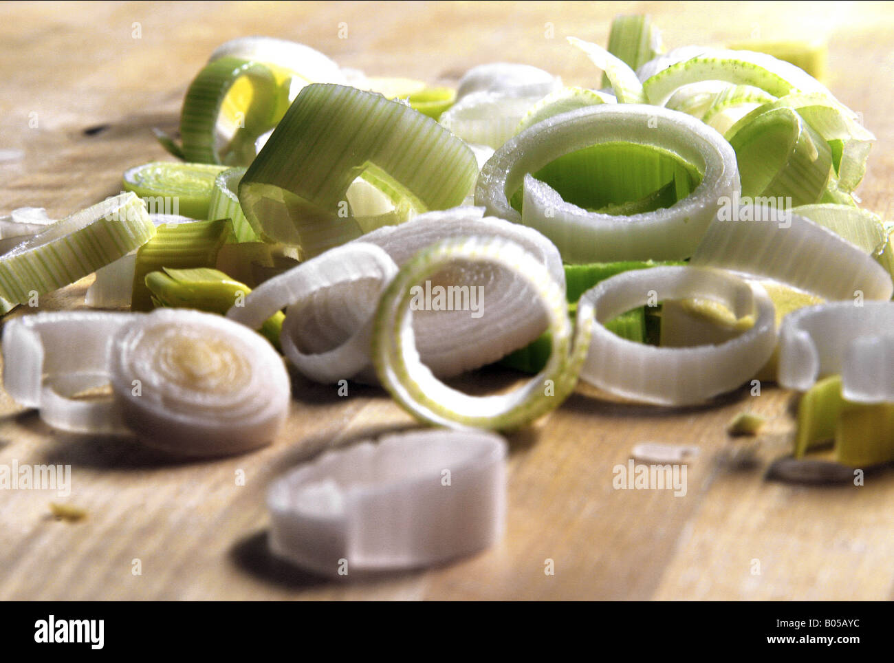 leek (Allium porrum), cut leek Stock Photo - Alamy