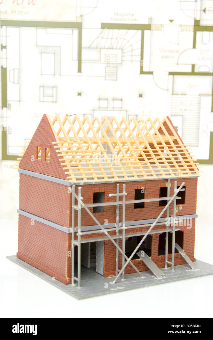 model, bare brickwork Stock Photo - Alamy