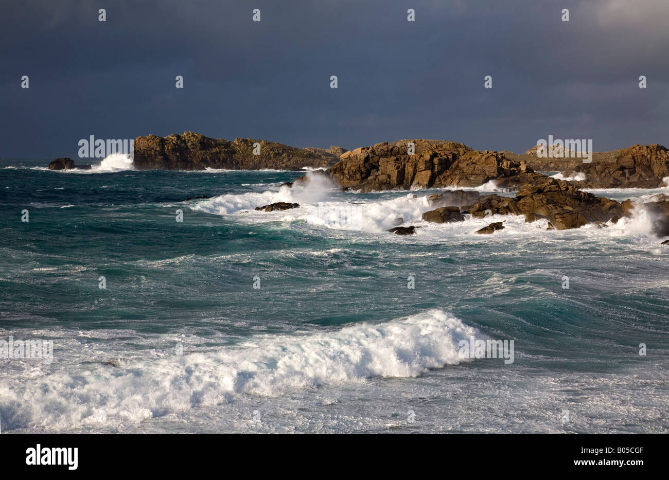 Bryher isles of scilly waves hi-res stock photography and images - Alamy
