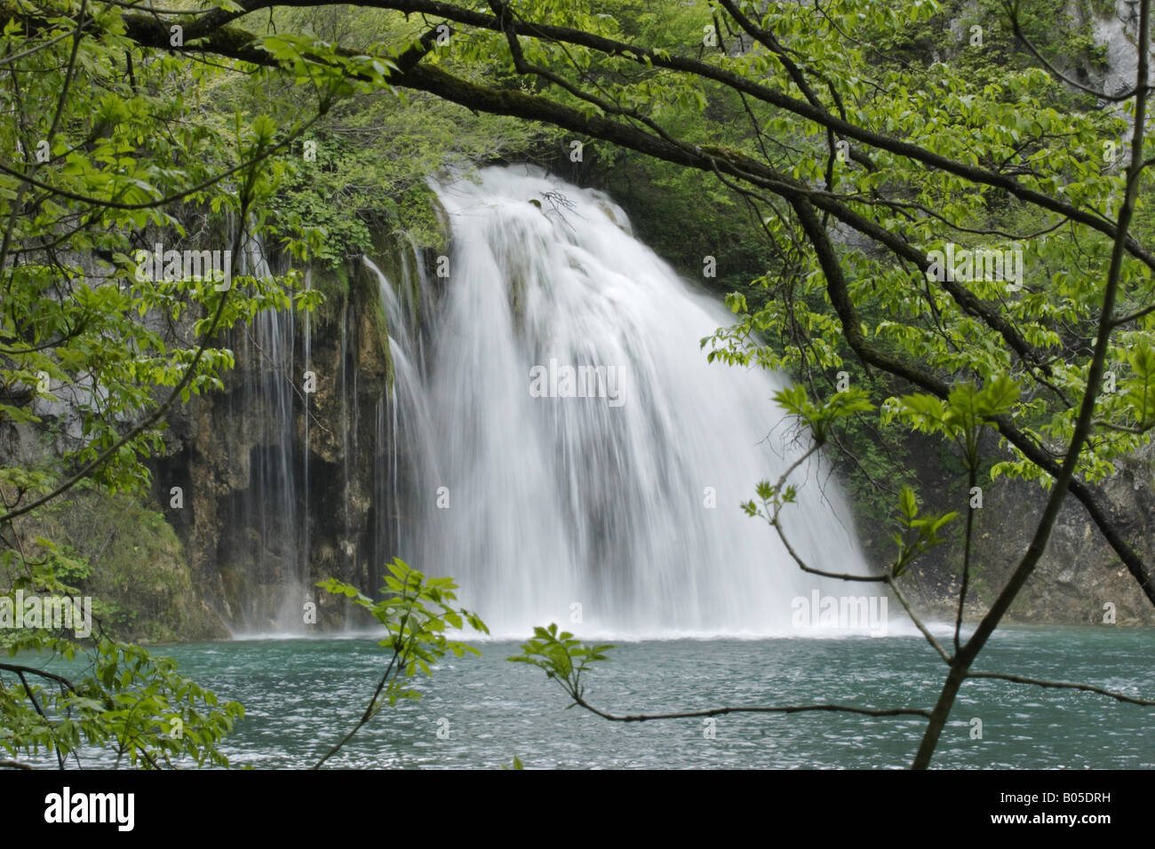 waterfall at Plitvice Lakes National Park, Croatia, Plitvice Lakes NP ...