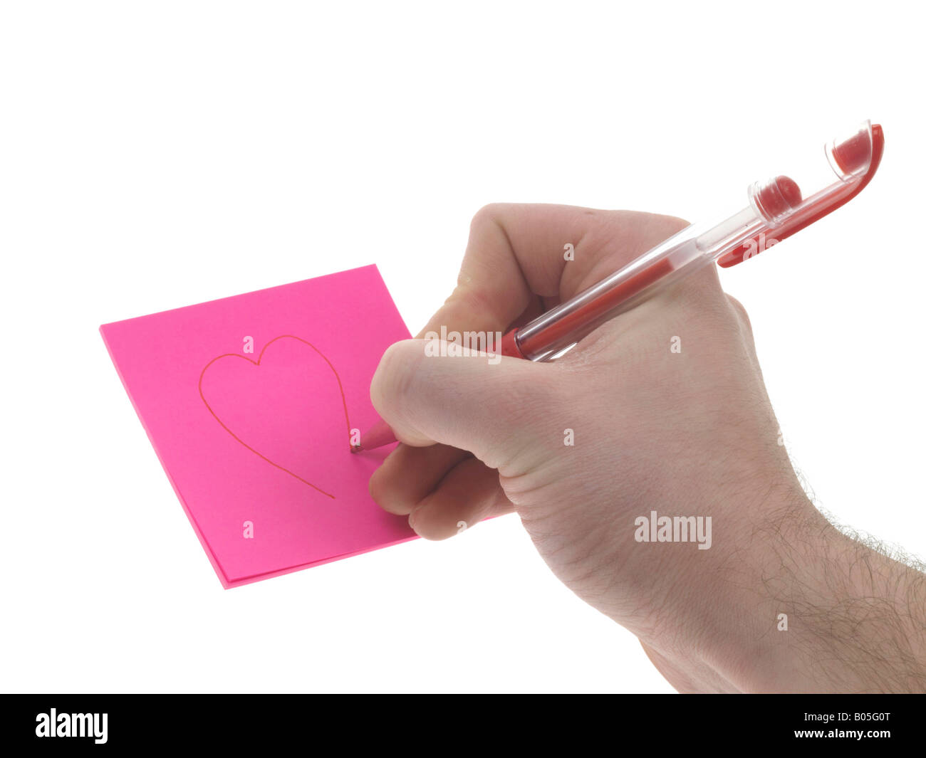 Person Writing A Note Model Released Stock Photo - Alamy