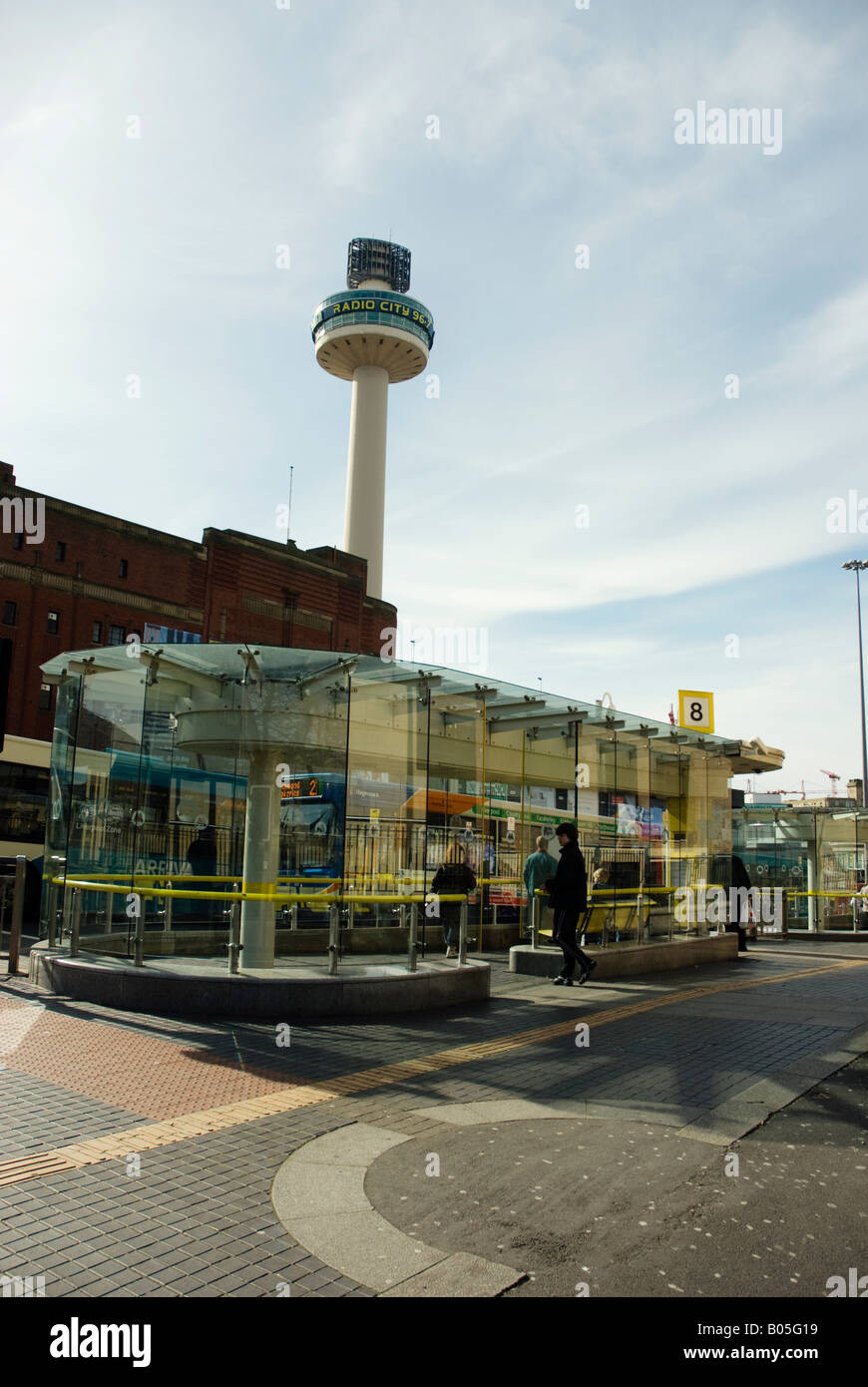 Liverpool bus station Stock Photo - Alamy