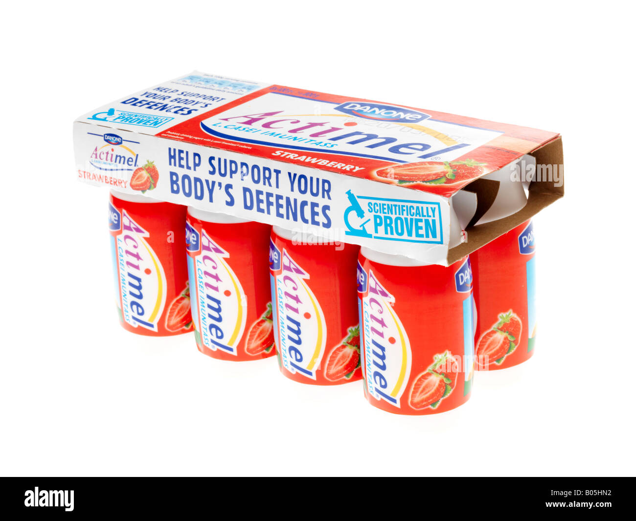 Strawberry Yogurt Drink Stock Photo - Alamy