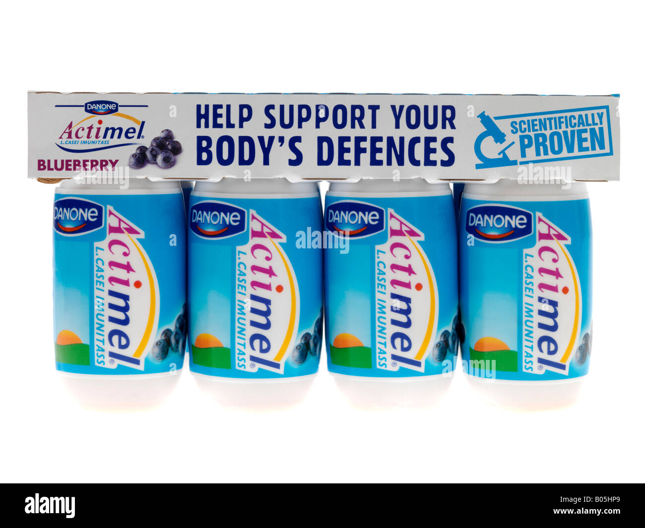 Danone yoghurt drink hi-res stock photography and images - Alamy