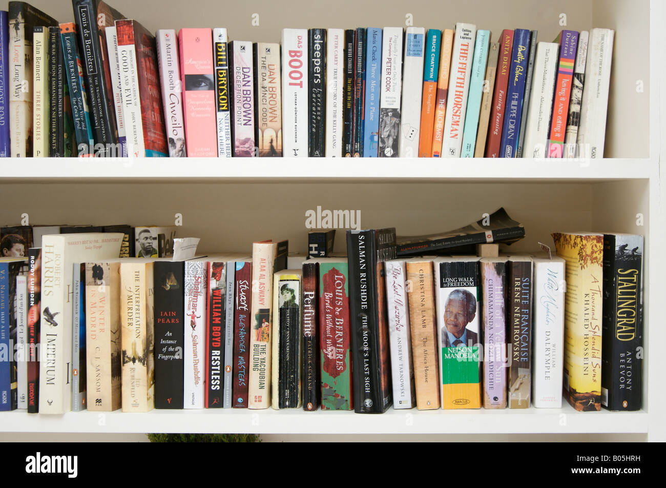 Bookshelf with books Stock Photo - Alamy