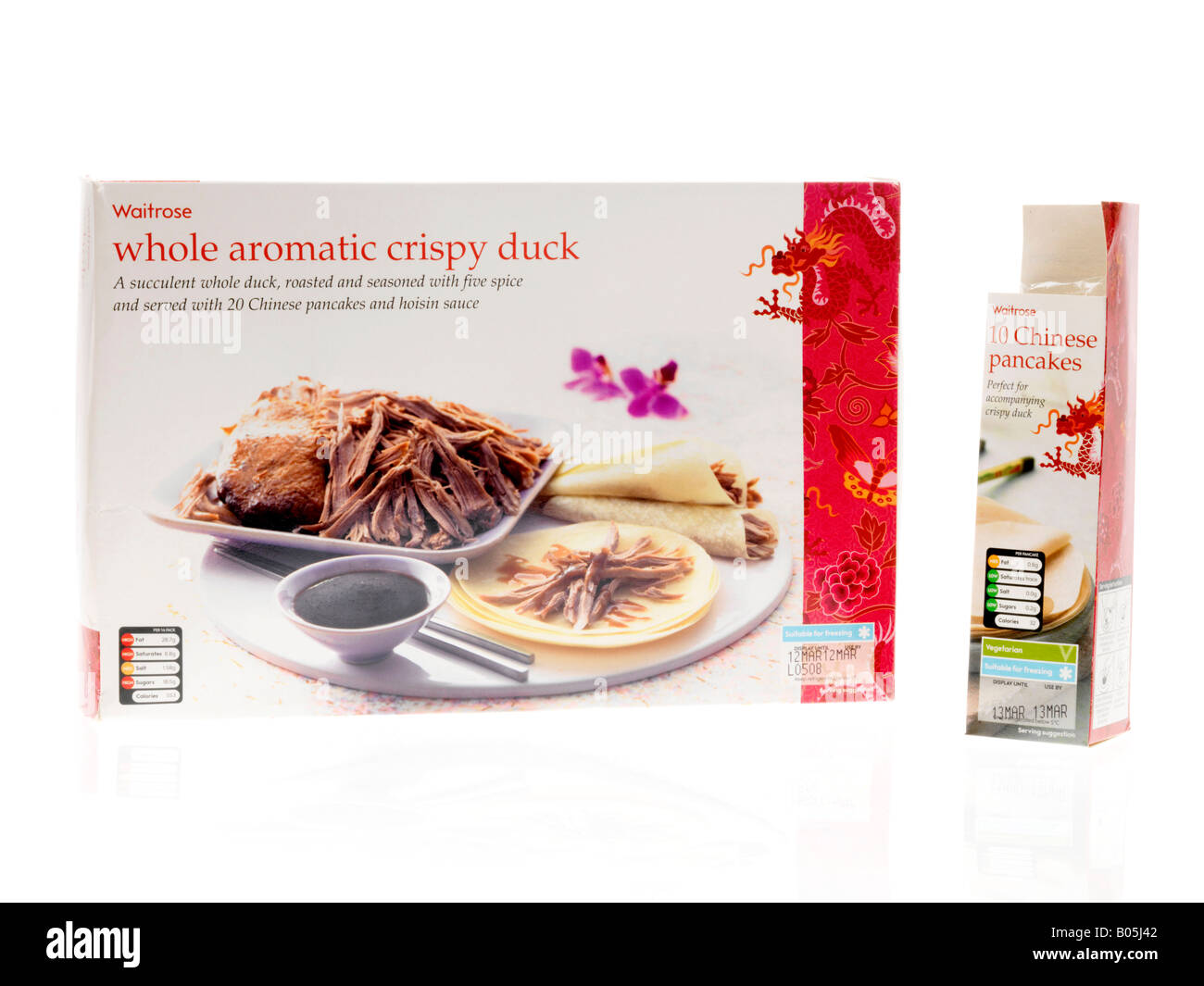 Chinese crispy duck pancake Cut Out Stock Images & Pictures - Alamy