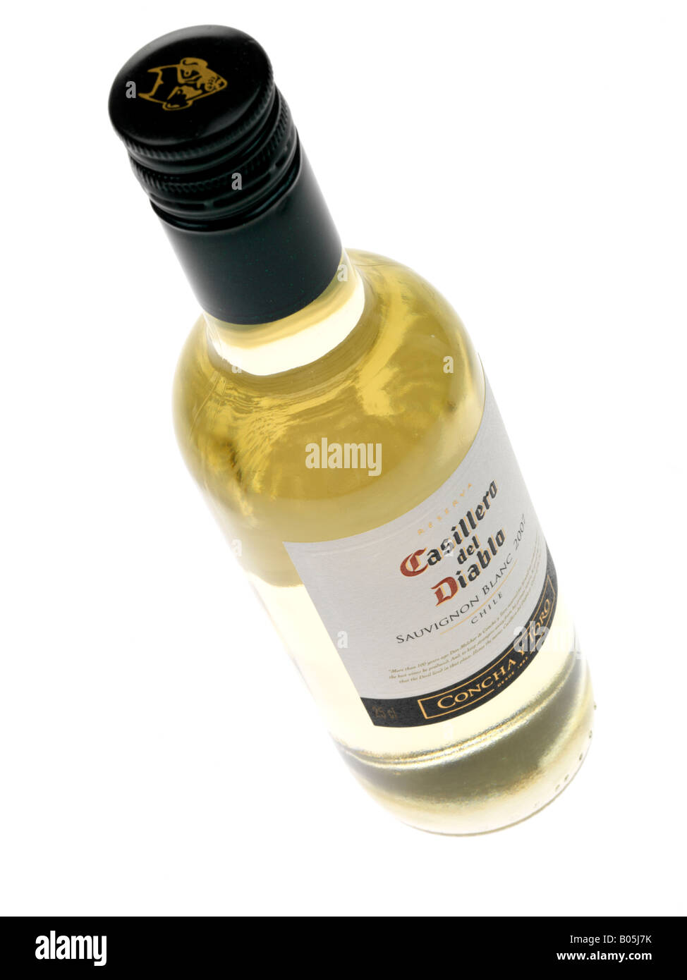 Bottle of White Wine Stock Photo - Alamy