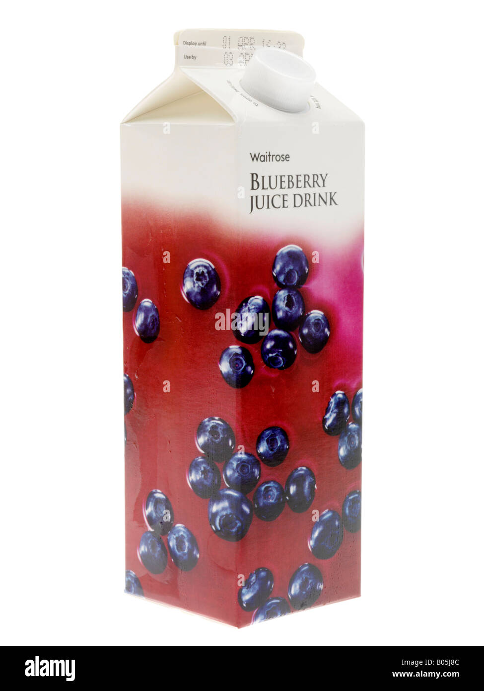 Blueberry juice and bottle Cut Out Stock Images & Pictures - Alamy