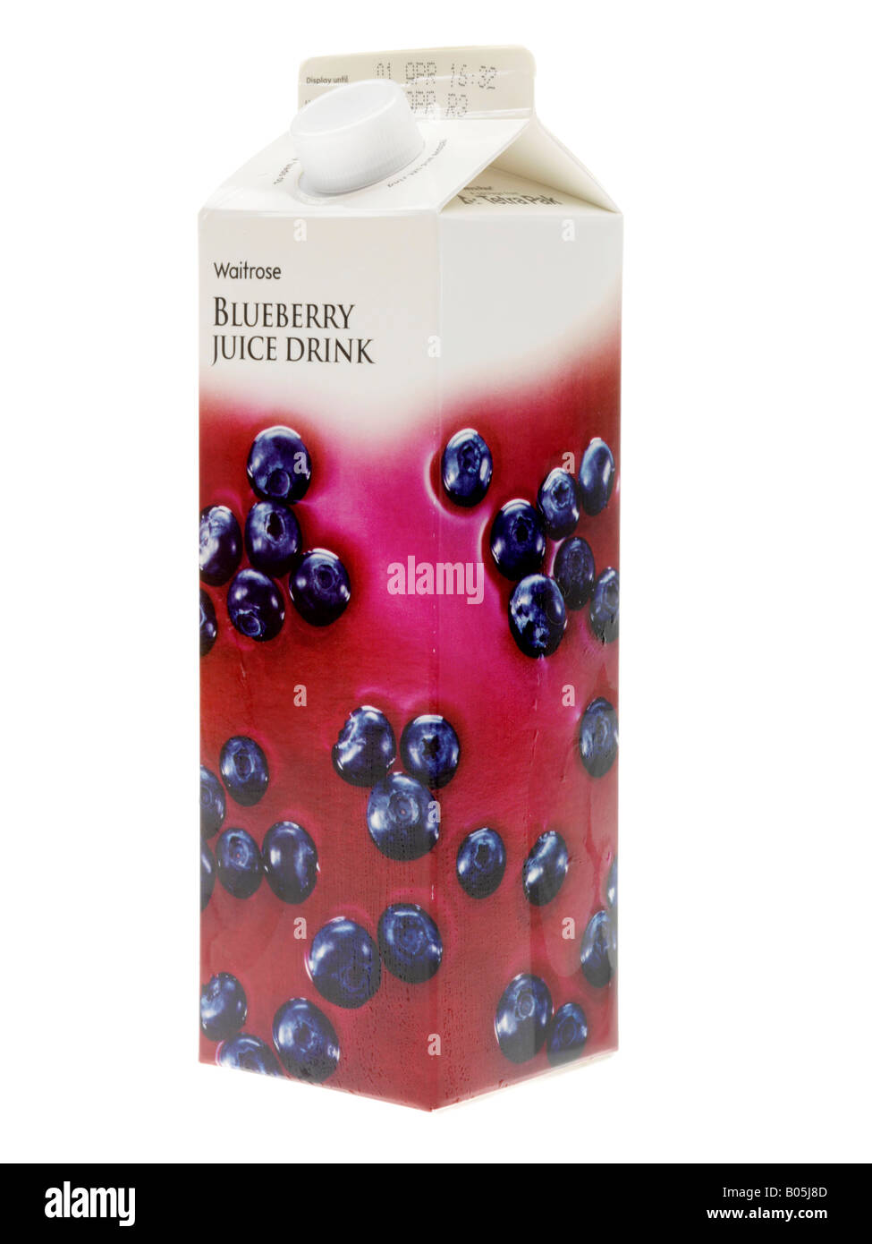 Blueberry juice and bottle Cut Out Stock Images & Pictures - Alamy