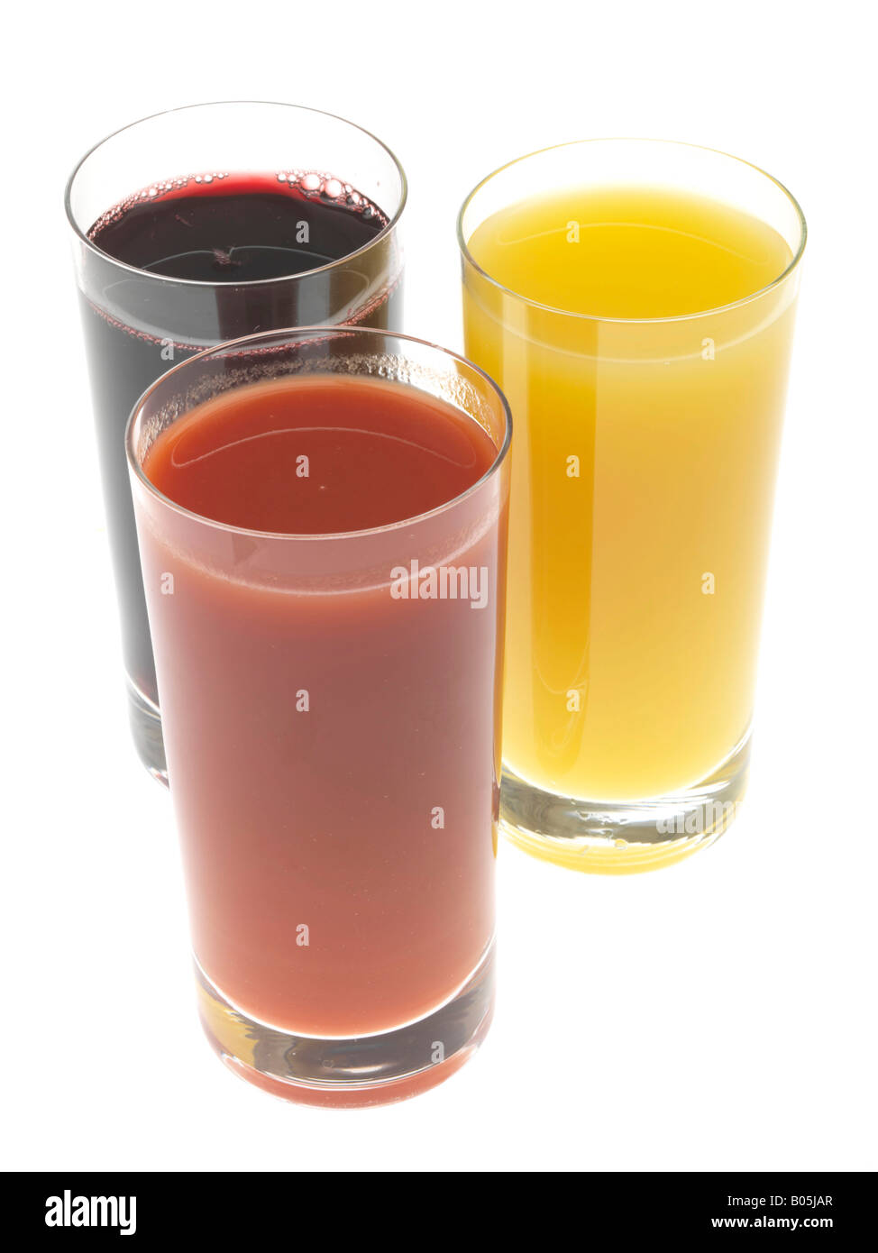 Assorted Fruit Juices Stock Photo - Alamy