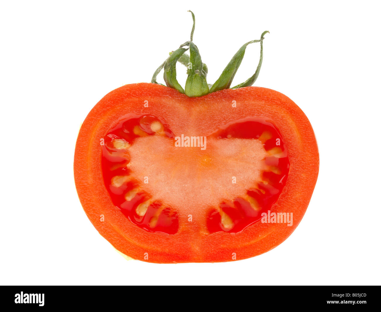 Tomato slice sliced half tomatoes Cut Out Stock Images & Pictures - Alamy