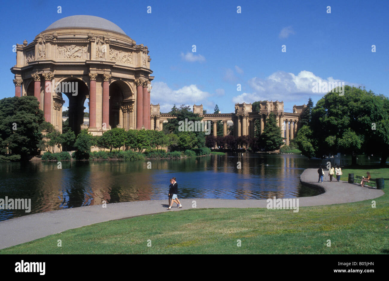 Exploratorium museum at the Palace of Fine Arts building in San ...