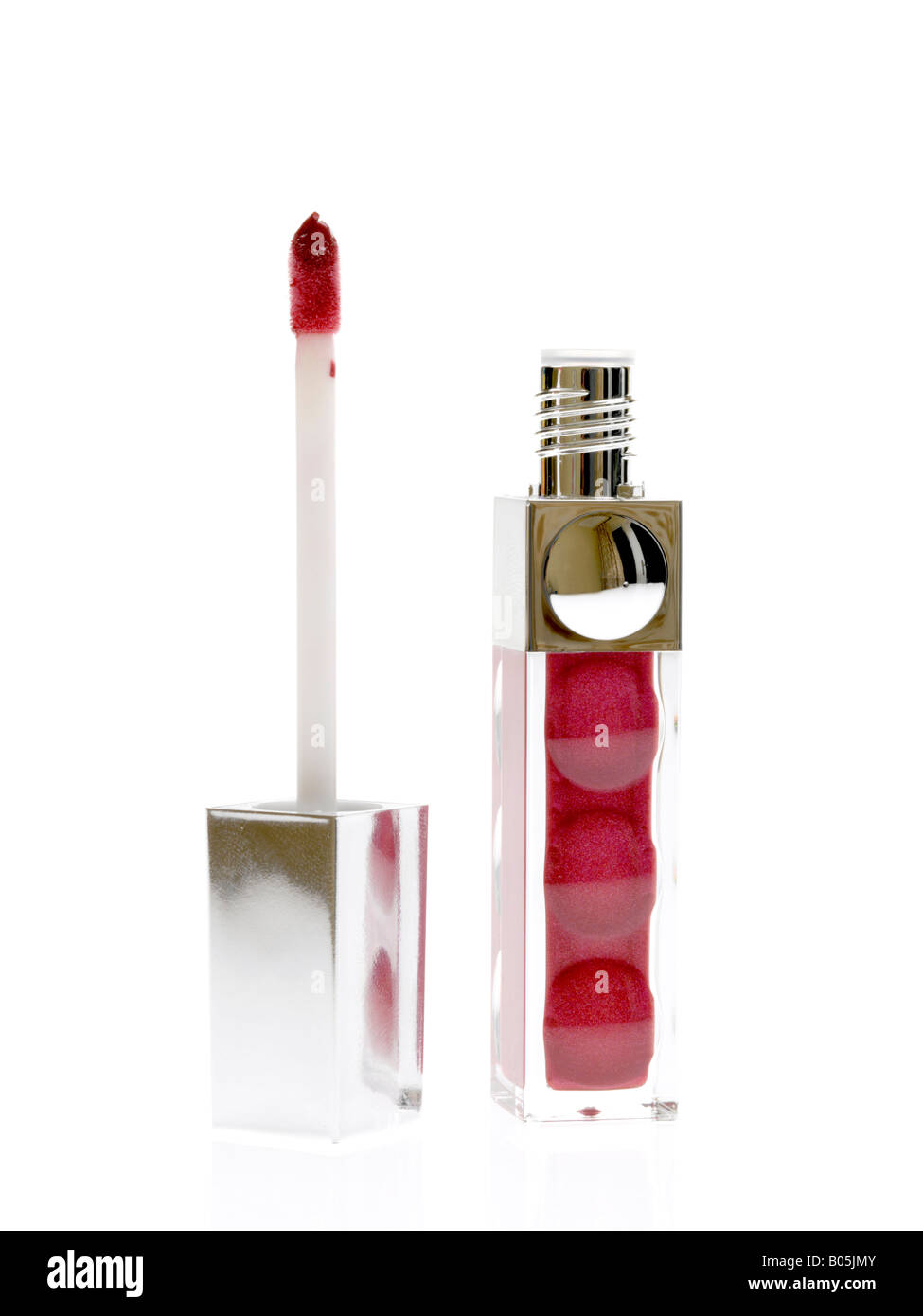 Red Lip Gloss Stock Photo - Alamy