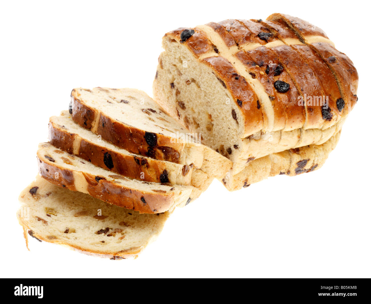 Hot cross bun loaf cake hi-res stock photography and images - Alamy