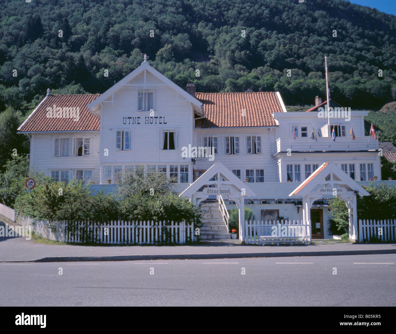 Painted timber gateway arch hi-res stock photography and images - Alamy
