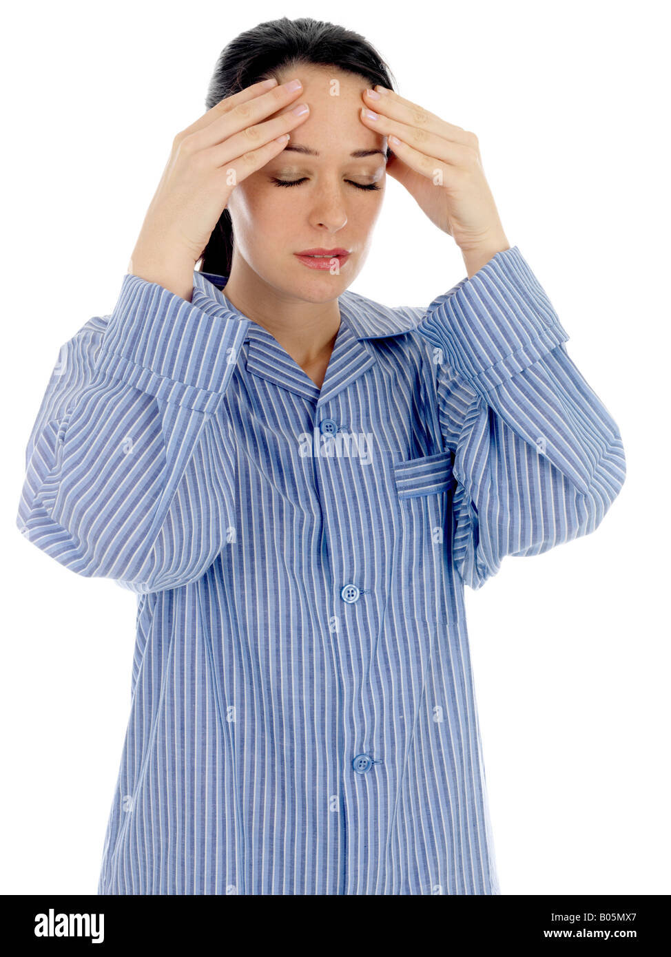 Young Woman With Headache Model Released Stock Photo - Alamy