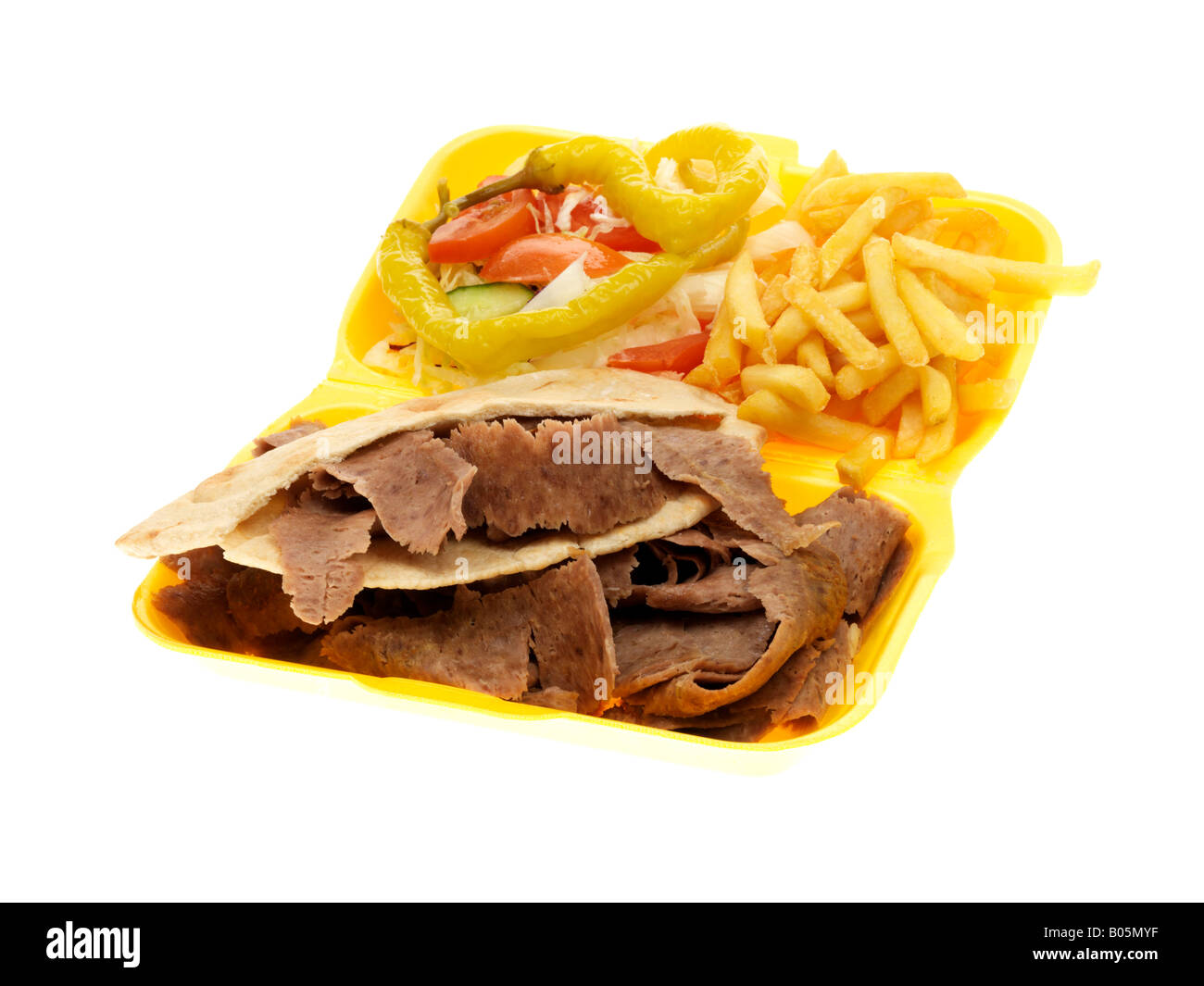 Kebab and chips hi-res stock photography and images - Alamy
