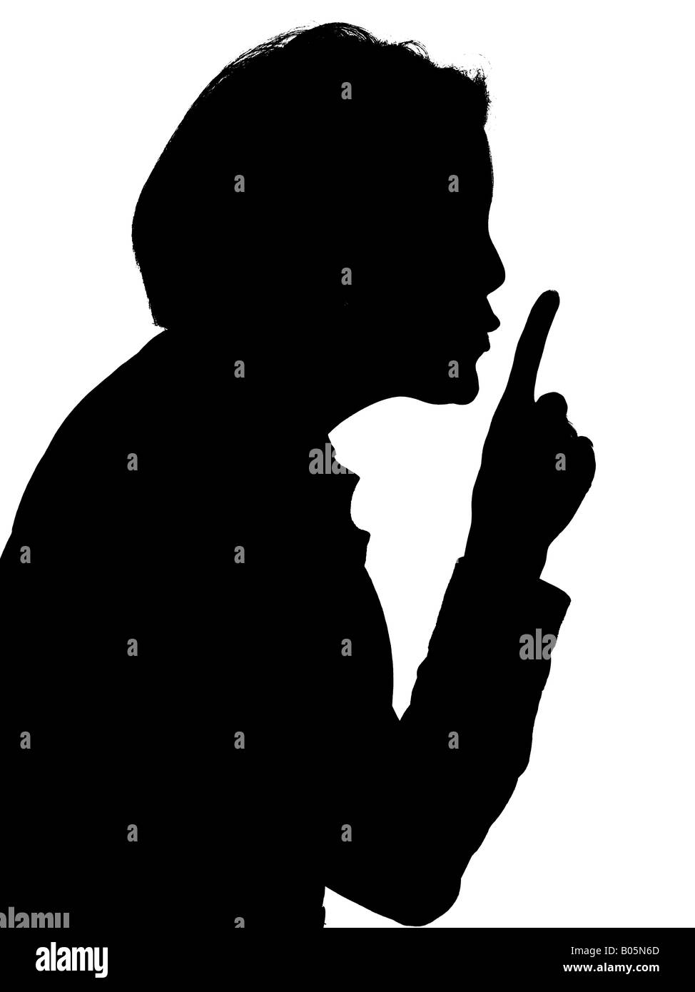 Silhouette young woman keep hi-res stock photography and images - Alamy