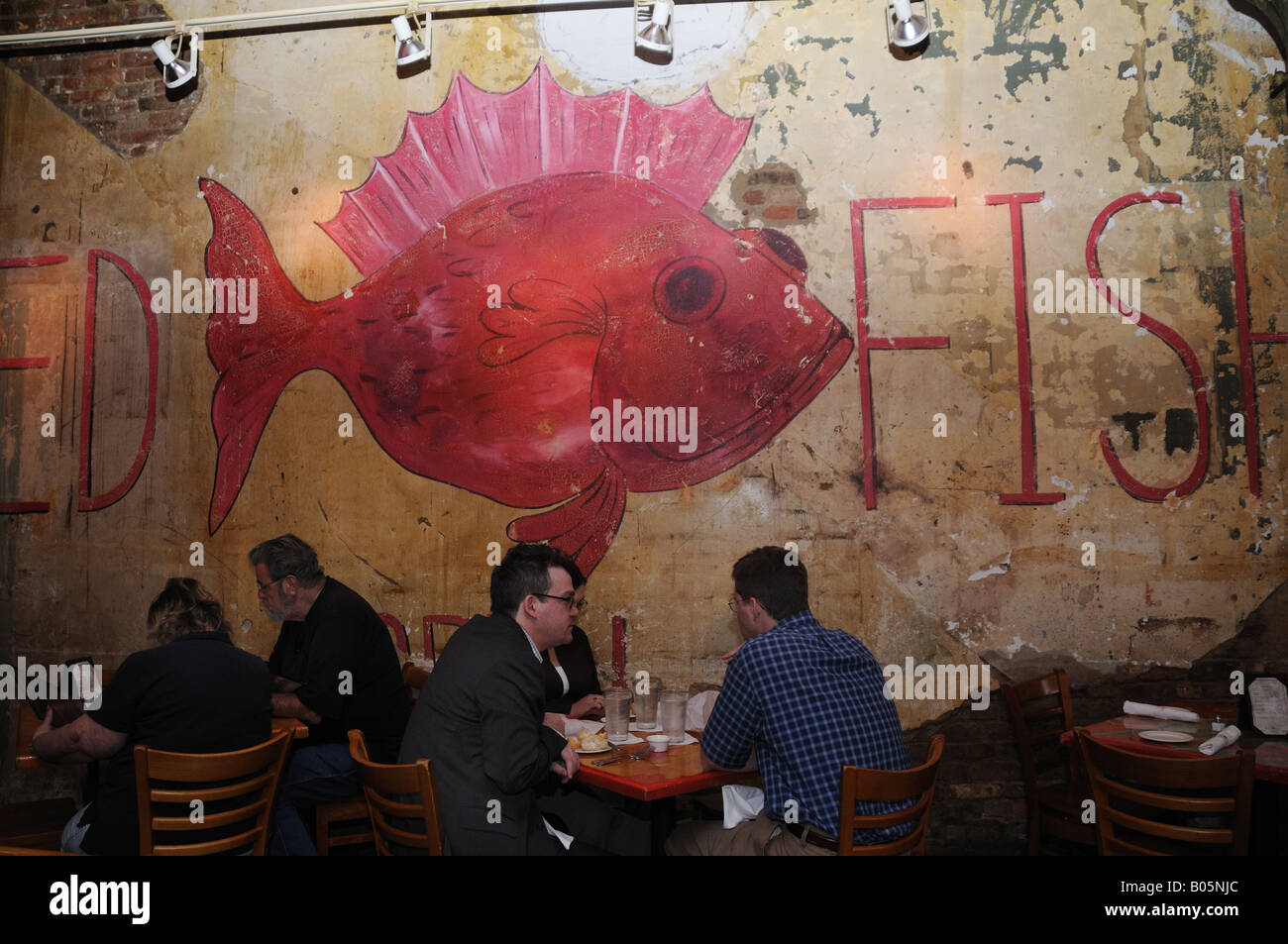 The Red Fish Bar and Grill in New Orleans specializes in local fish ...