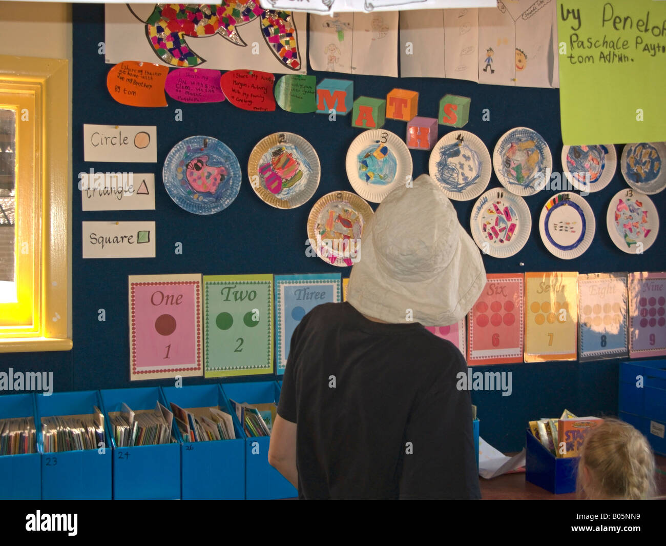 Primary school wall display hi-res stock photography and images - Alamy