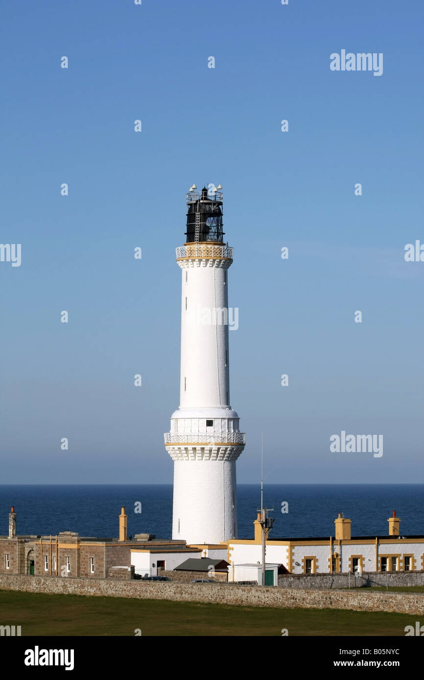 Girdleness Lighthouse, designed by Robert Stevenson, which sits at the ...