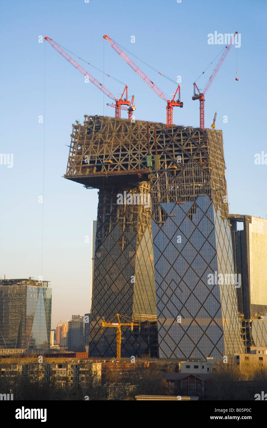 China beijing construction site cctv hi-res stock photography and ...