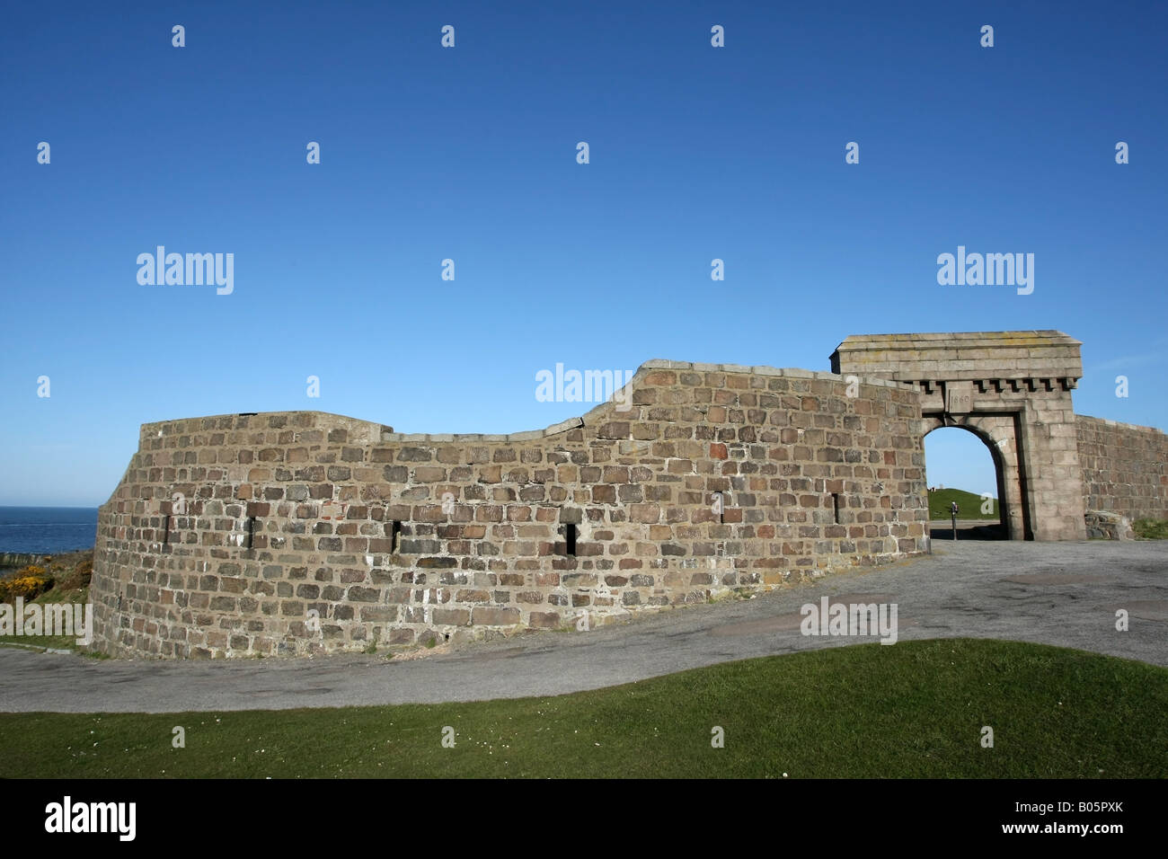 Torry Battery former coastal defence emplacement at the entrance to the ...