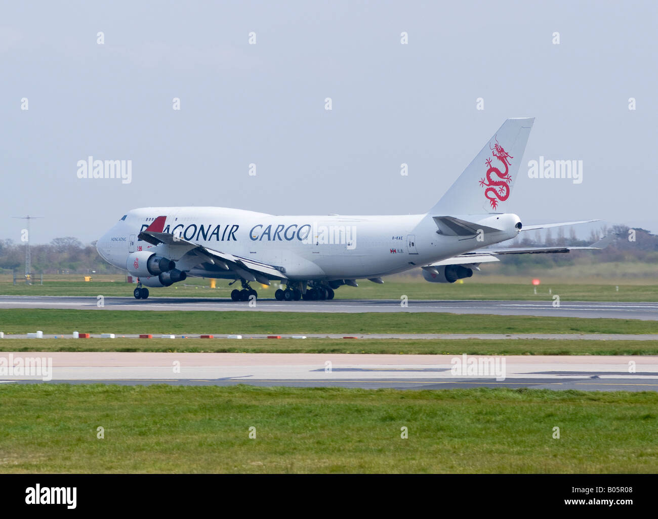 Dragonair Cargo Boeing 747-400BCF Taking Off From Manchester Ringway ...
