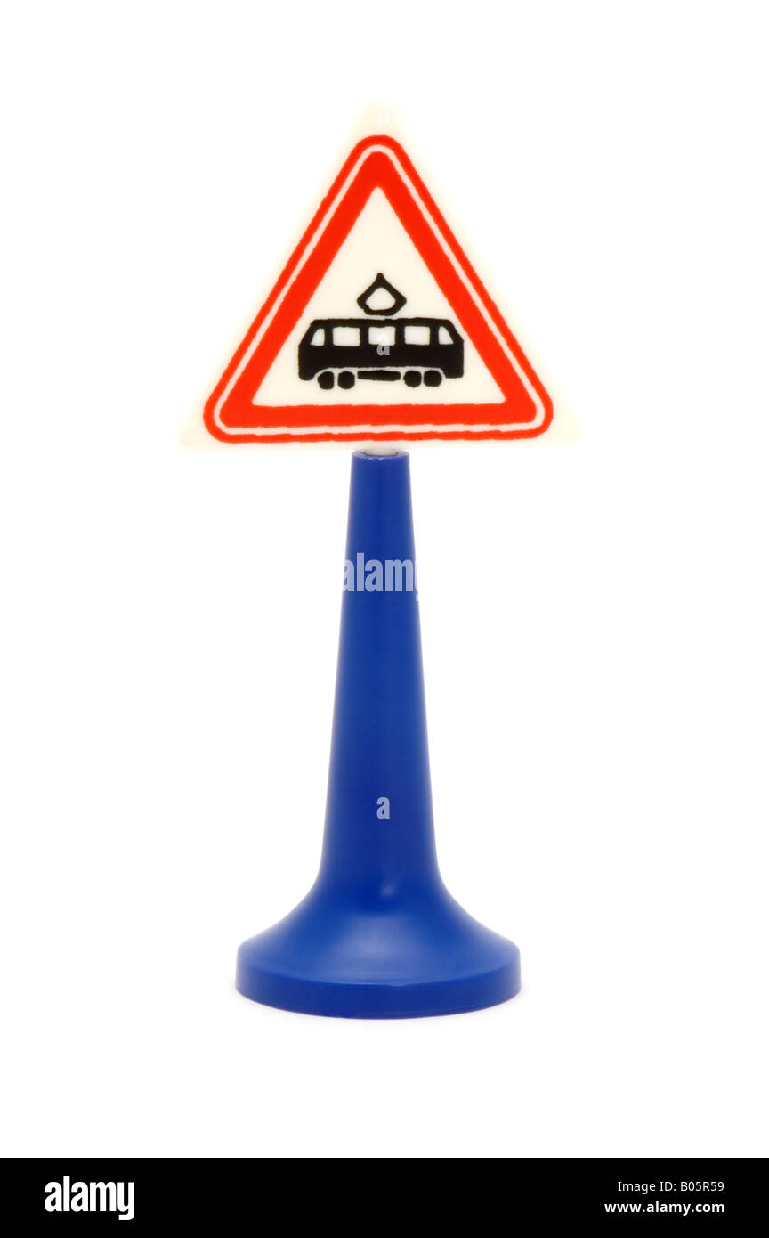series object on white road sign on white Stock Photo - Alamy
