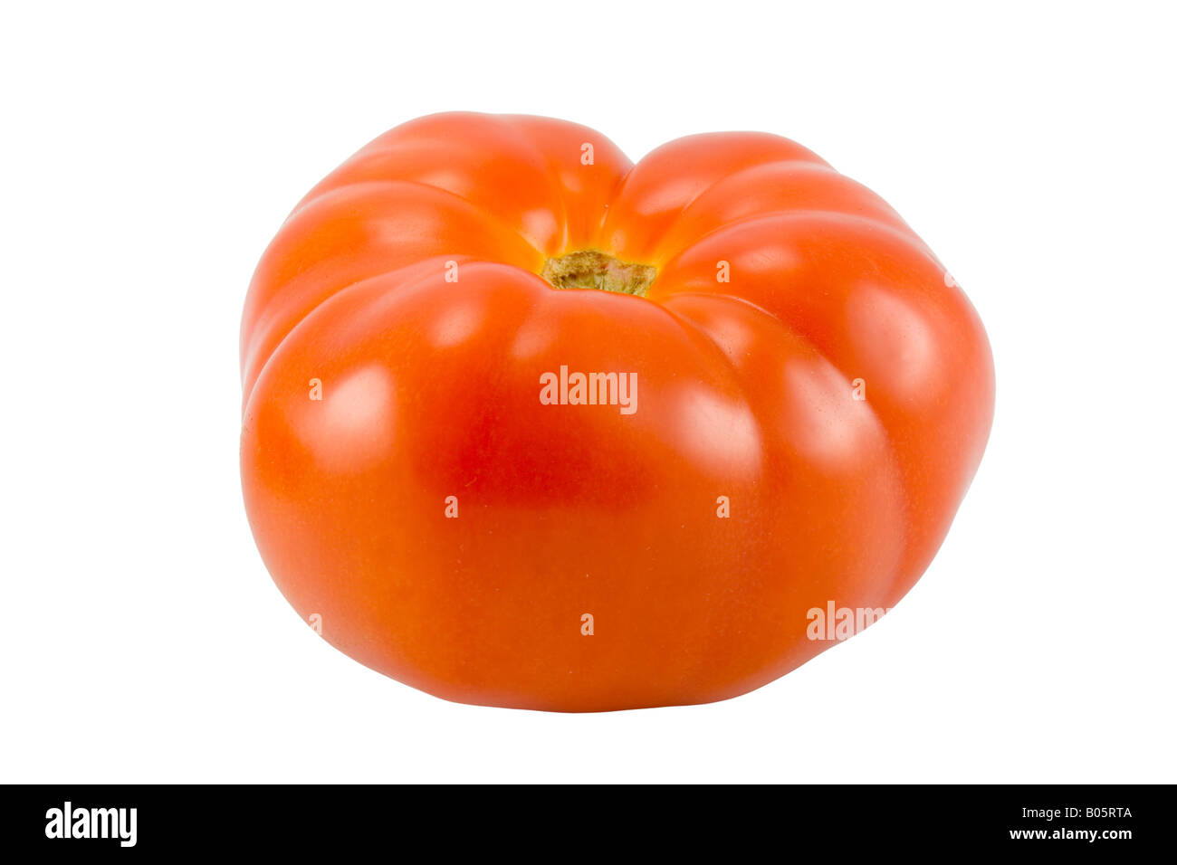 the single red tomato isolated with clipping path Stock Photo - Alamy
