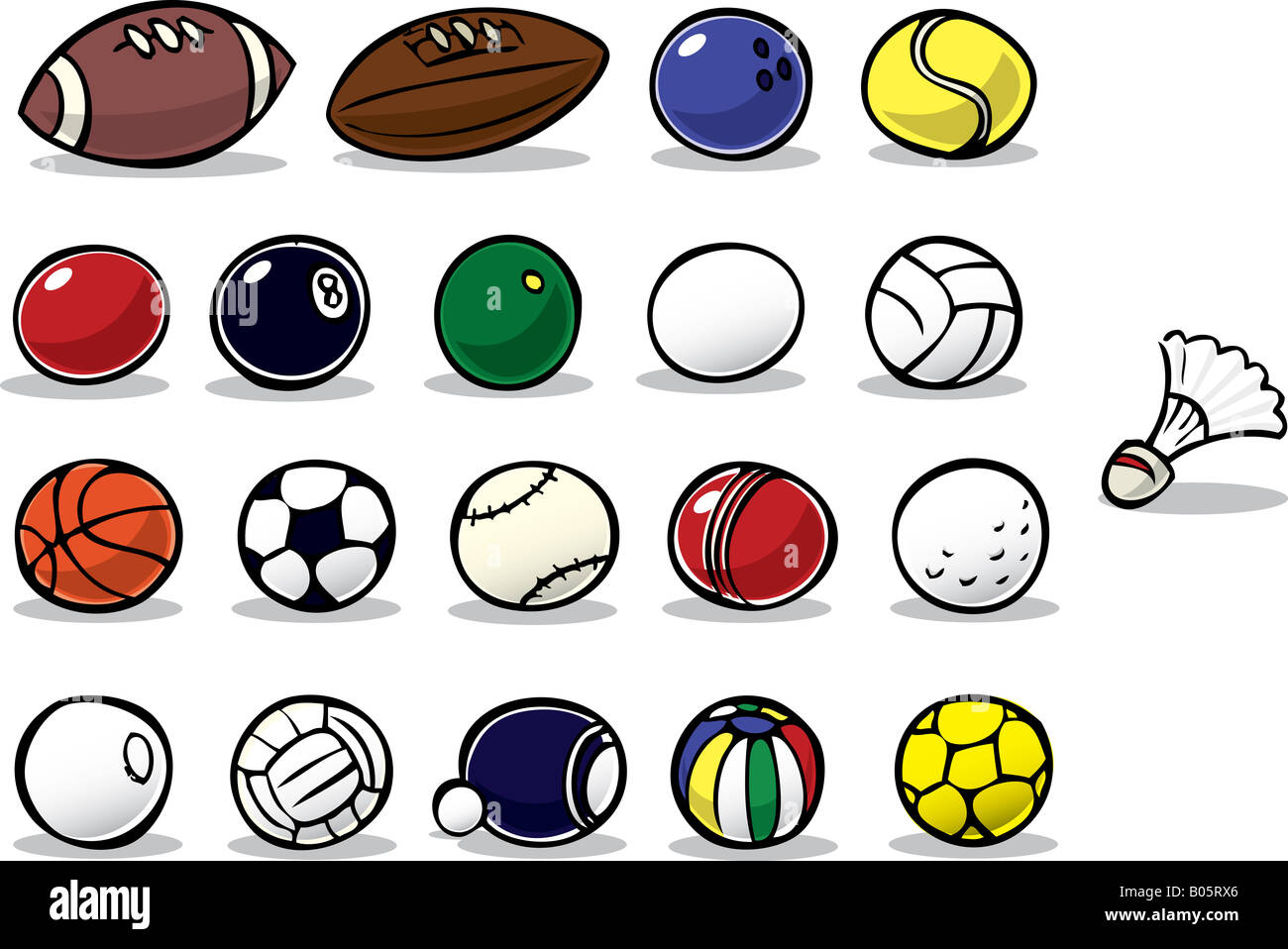 Cartoon pool ball hi-res stock photography and images - Alamy