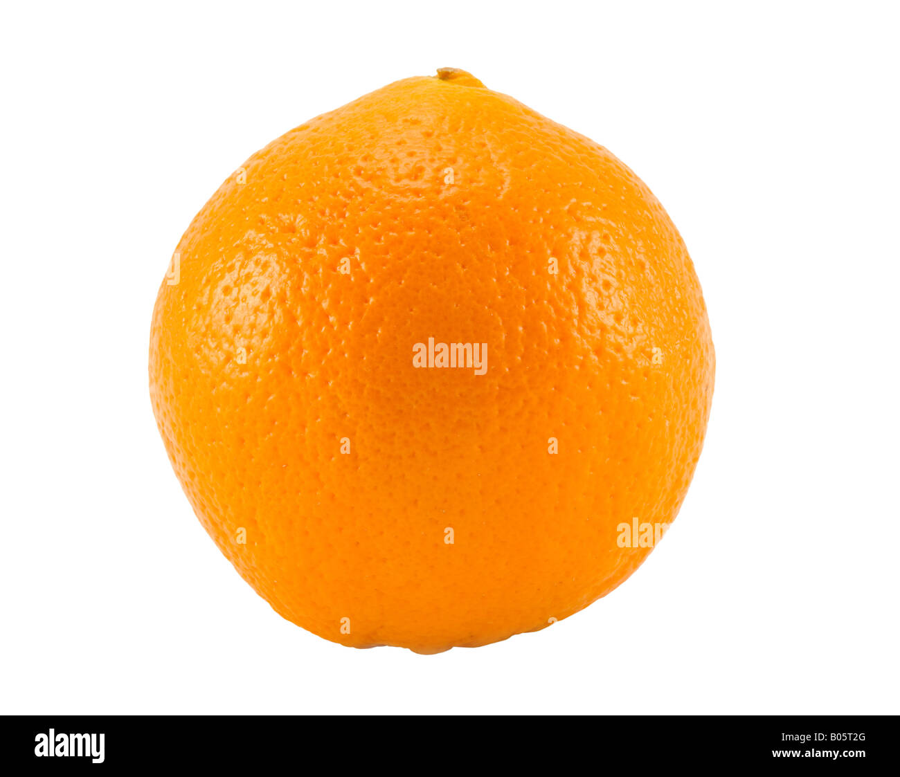 the single full orange isolated on white background Stock Photo - Alamy